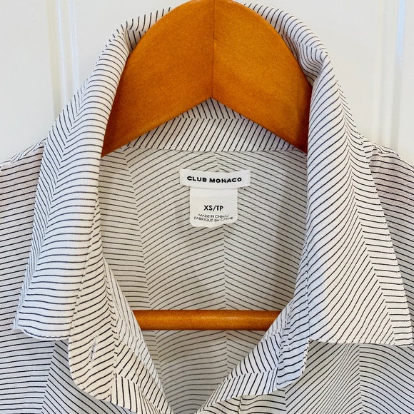 Club Monaco | Tops | Club Monaco Cottonsilk Blouse | Poshmark